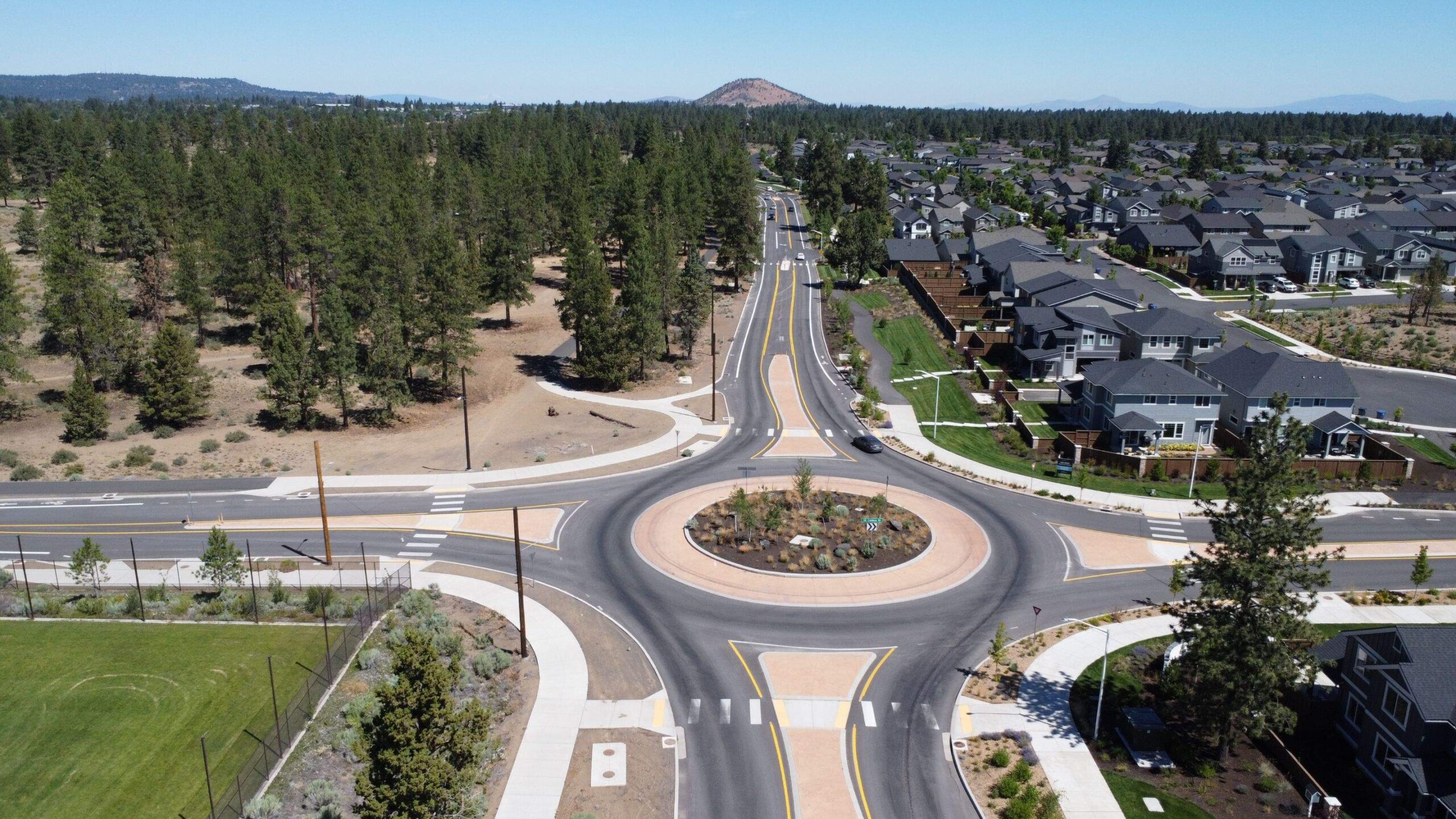 Caldera Roundabout – SE 15th Street, Bend - AKS Engineering & Forestry